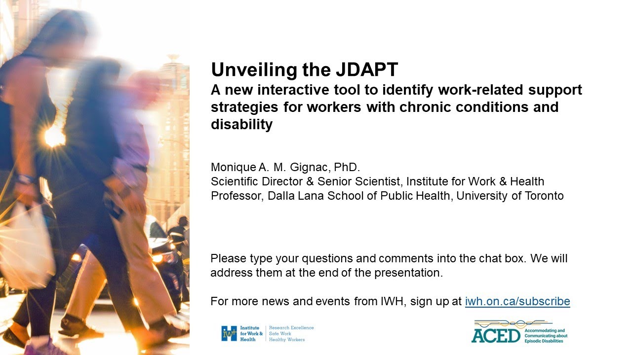 Unveiling the JDAPT: A new interactive tool to identify work-related ...